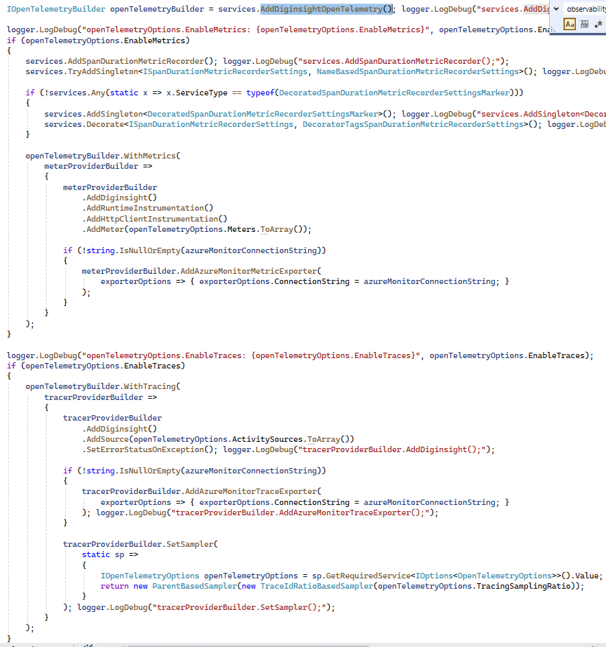 HowTo: Configure diginsight telemetry to the remote tools – telemetry